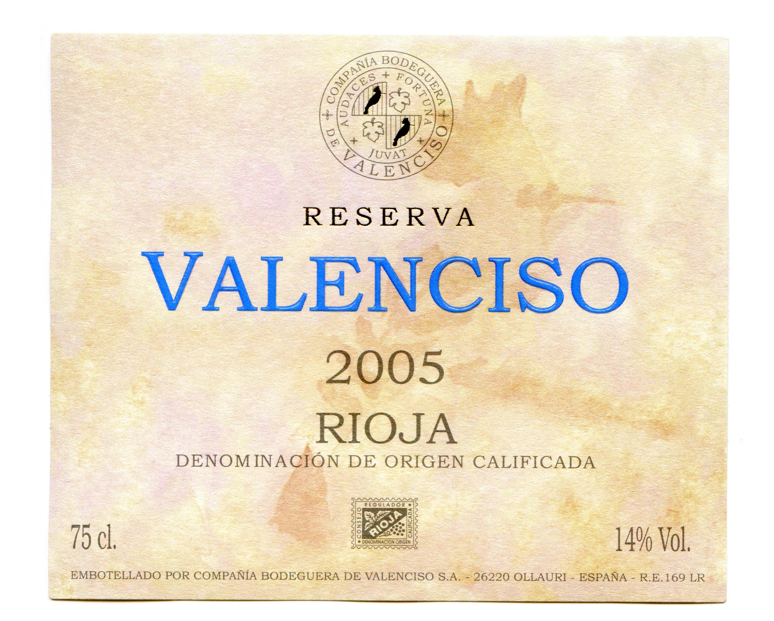 Comprar Valenciso Reserva 2005 | Bodeboca