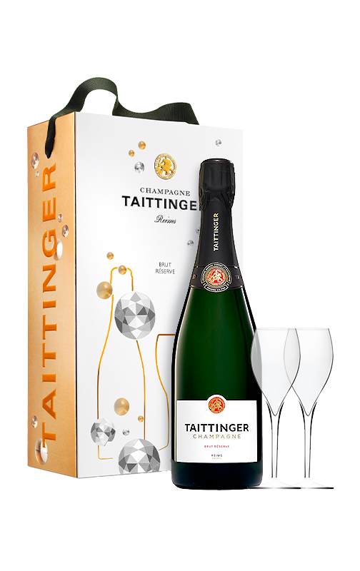 Pack 'Taittinger Brut Réserve' con Copas (x2) | Comprar por 55.9 € en ...