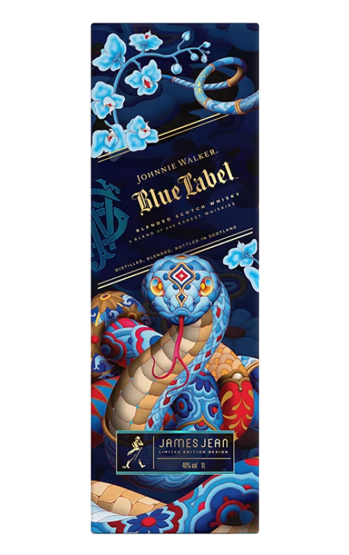 Johnnie Walker Blue Label Year of Snake Limited Edition con Estuche ...