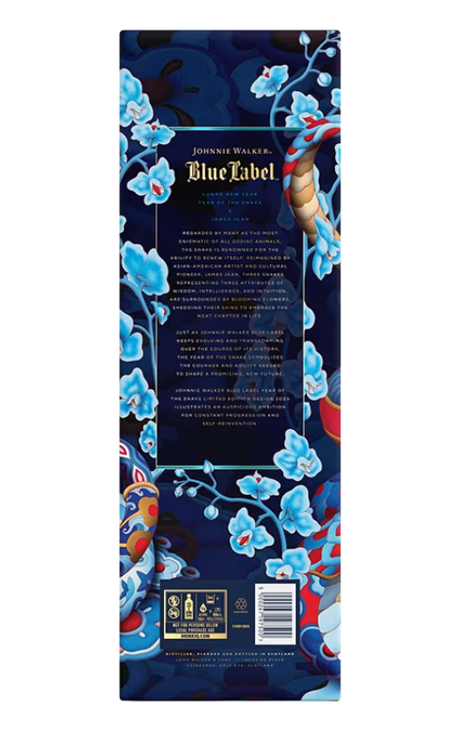 Johnnie Walker Blue Label Year of Snake Limited Edition con Estuche ...