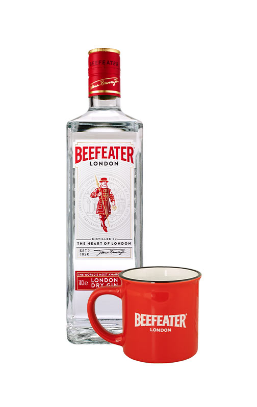 Estuche Beefeater con taza de regalo | Comprar por 15.5 € en Bodeboca