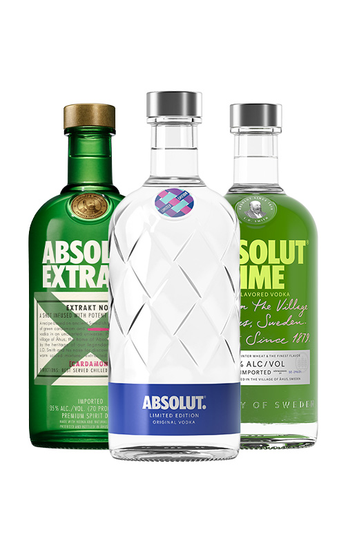 Comprar Pack Absolut Spirit of Togetherness, Absolut Lime, Absolut ...